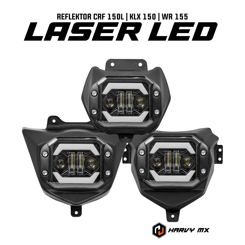 Jual HARVYMX Reflektor Laser Led CRF 150L KLX Bigfoot Dtracker New ...