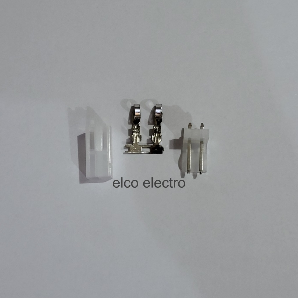Jual Harg 1 SET Connector JST VH3.96 - 2P - Male Female Pin Kaki Lurus 3.96mm | Shopee Indonesia