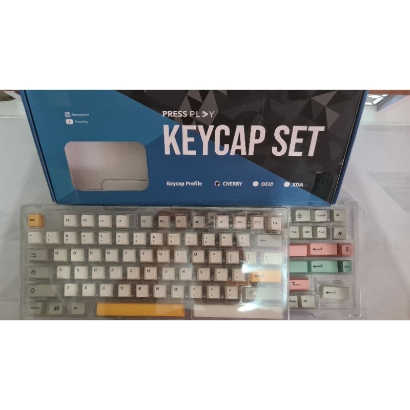 Jual Keycaps PressPlay Retro 9009 Cherry Mechanical Keyboard | Shopee ...
