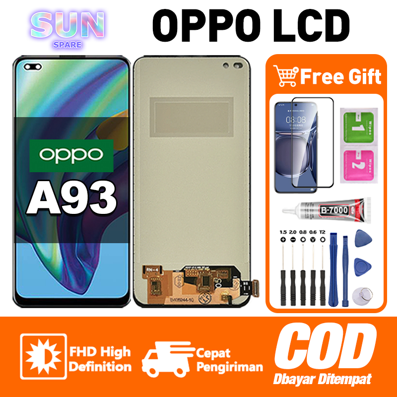Jual 【ORIGINAL】LCD FOR Oppo A93 Ori FREE GIFT asli hp Touchscreen Mencegah Layar Meledak FHD ...