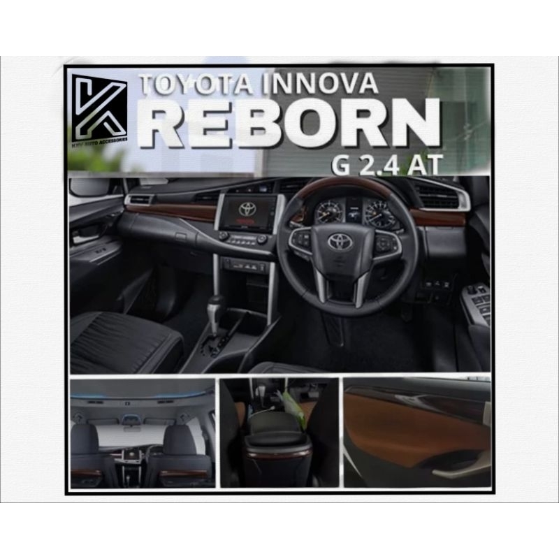 Jual WOOD PANEL INNOVA REBON ORGINAL BLACK PIANO | Shopee Indonesia