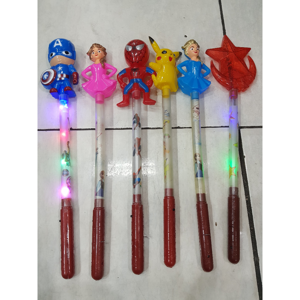 Jual Mainan stik Lampu karakter led | Shopee Indonesia