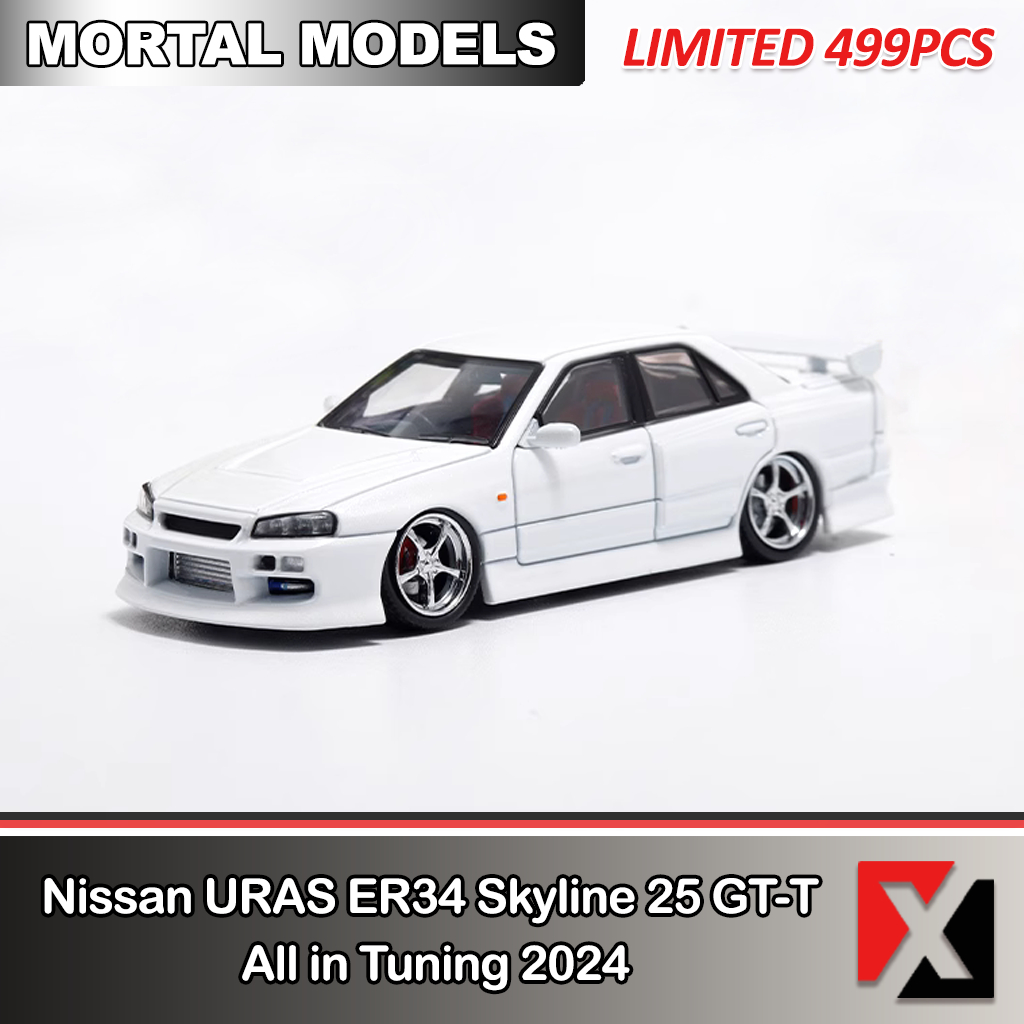 Jual MORTAL 1:64 Nissan URAS ER34 Skyline 25GT-T All in Tuning 2024 ...