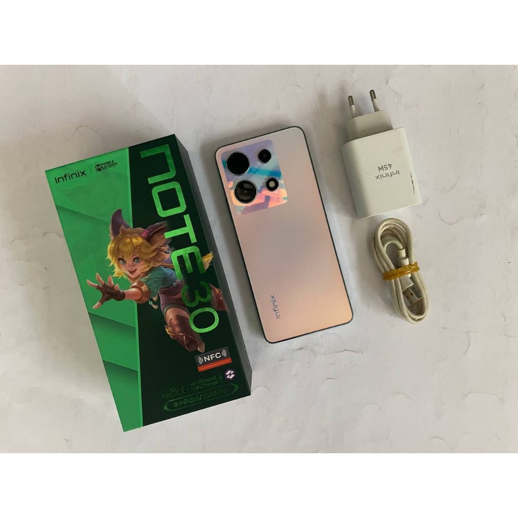 Jual INFINIX NOTE 30 8/256GB SECOND FULLSET GARANSI | Shopee Indonesia
