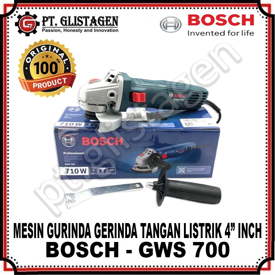 Jual BOSCH GWS 700 Mesin Potong Gerinda Gurinda Tangan 4" Inch 4 Inch 4 ...