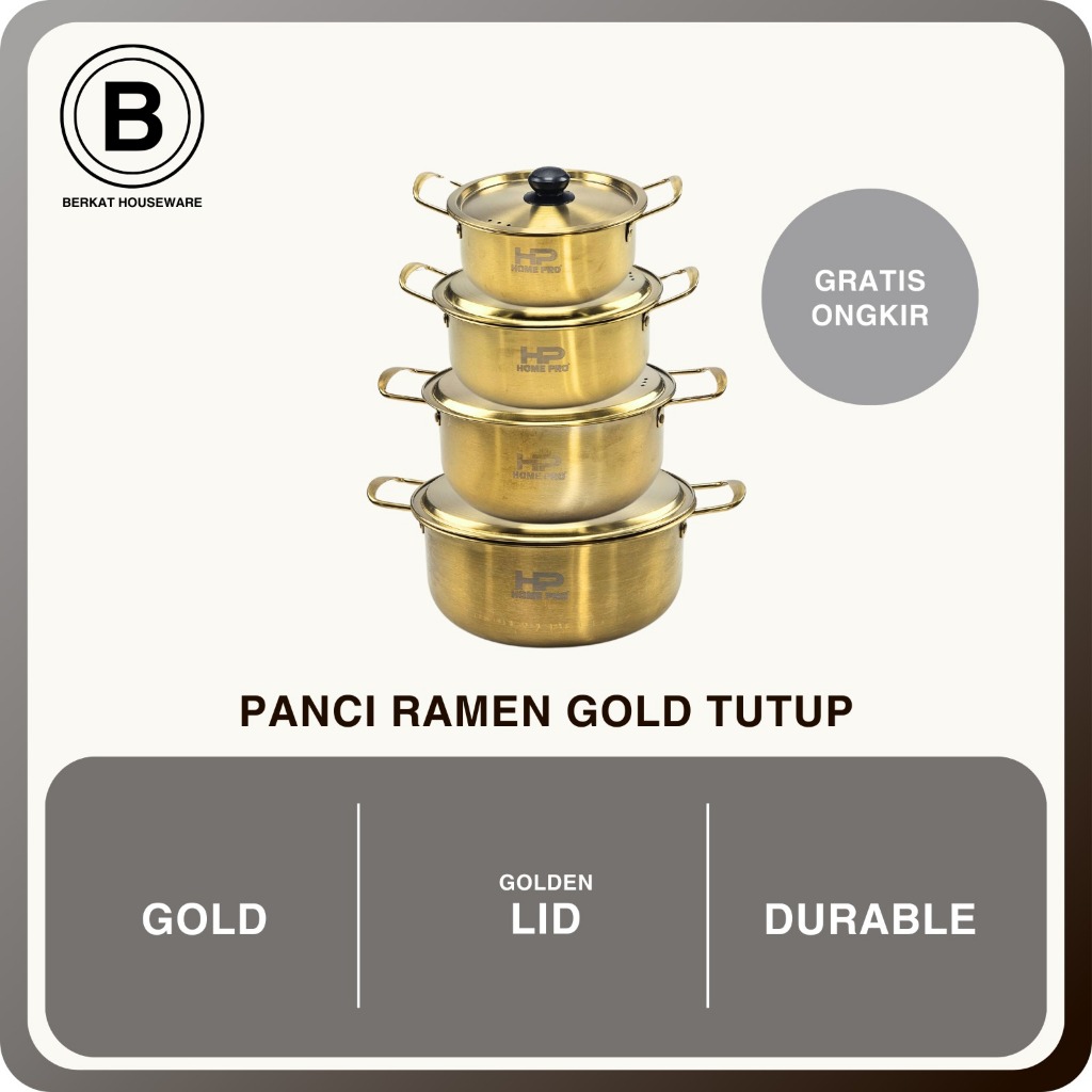Jual Panci Ramen Korea Emas|Korean Ramyeon Instant Noodle Pot AF - 24cm ...