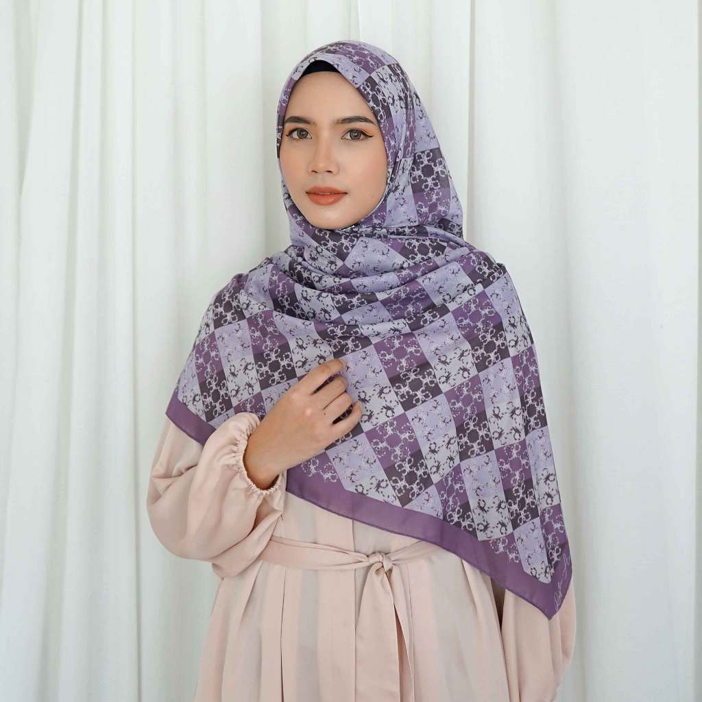 Jual Restu Anggraini - Mariposa Scarf Monogram | Shopee Indonesia