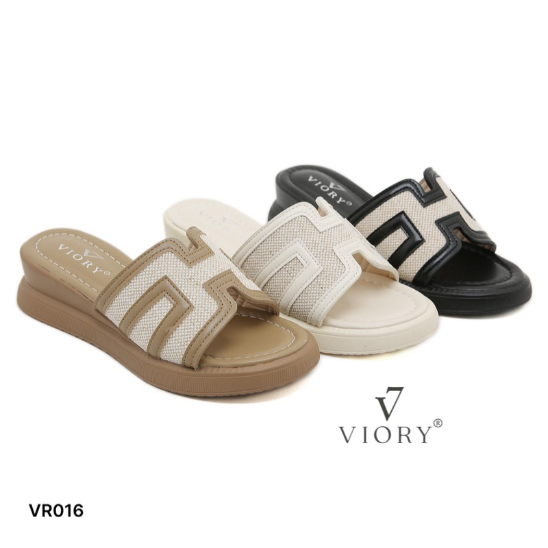 Jual VIORY Wedges Sandal Shoes #VR016 | Shopee Indonesia
