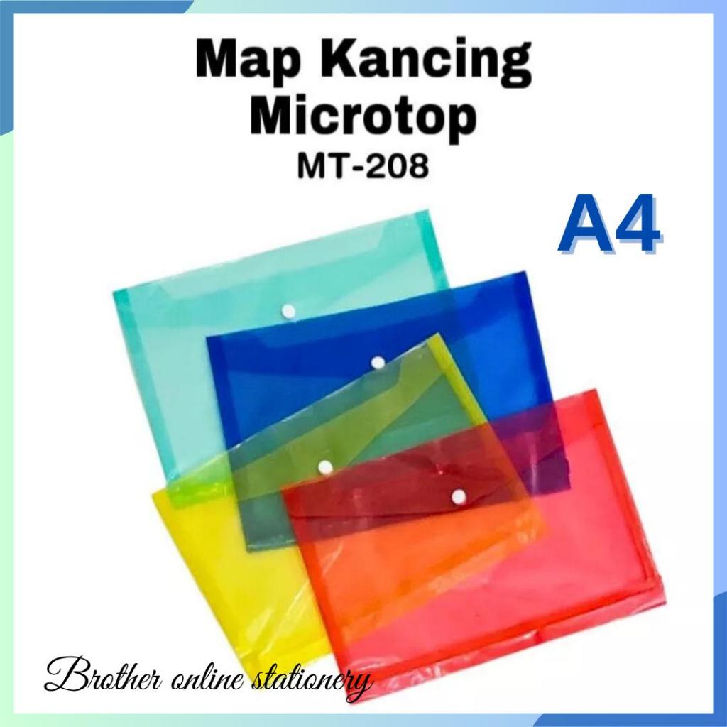 Jual BOS Map Kancing Amplop Plastik A4/Organizer/Document Kertas ...