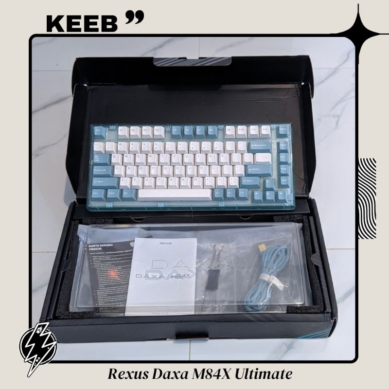 Jual Rexus Daxa M84X Ultimate Wireless Mechanical Keyboard | Shopee ...