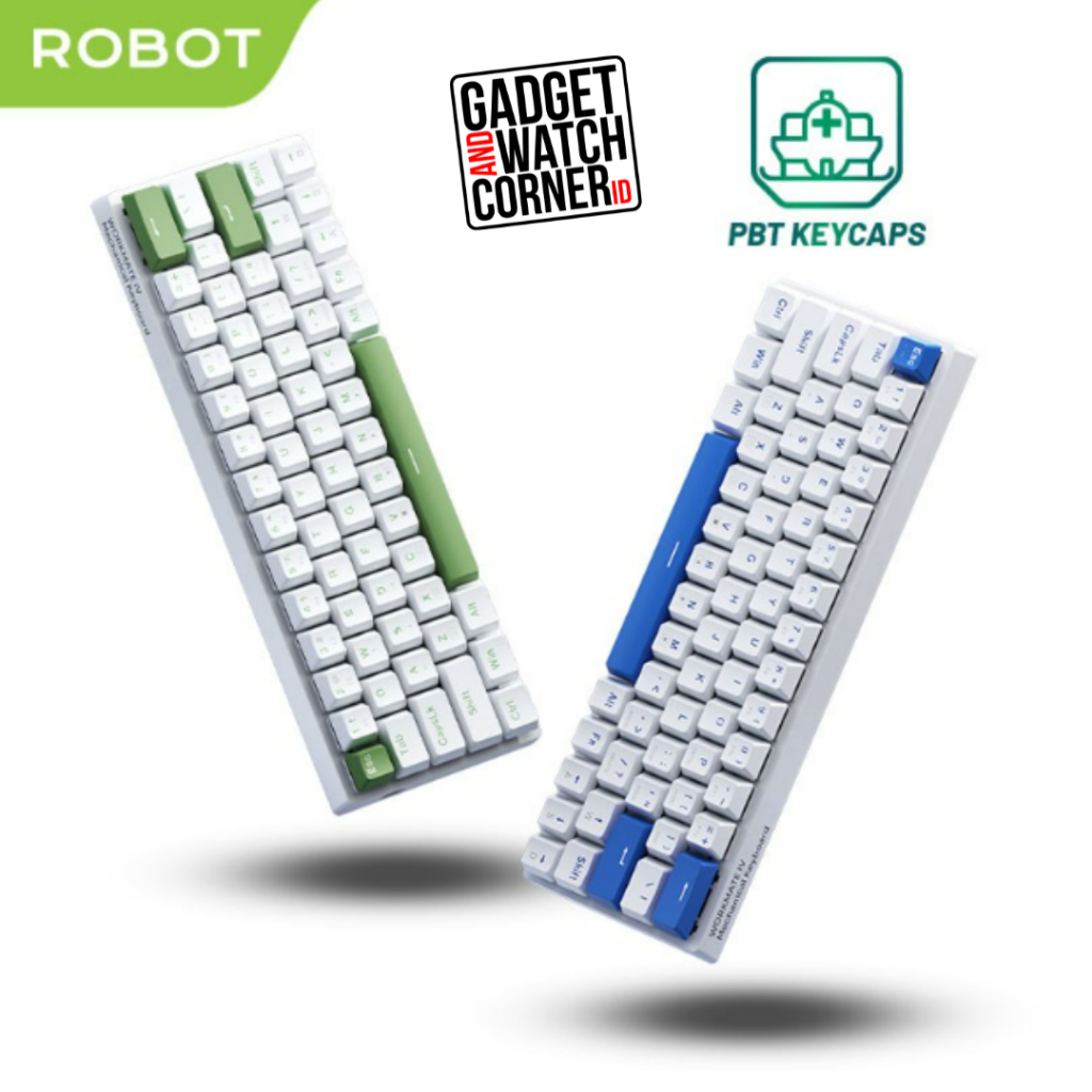 Jual ROBOT WORKMATE IV Mechanical Wired Keyboard Gaming 63 Keys PBT ...