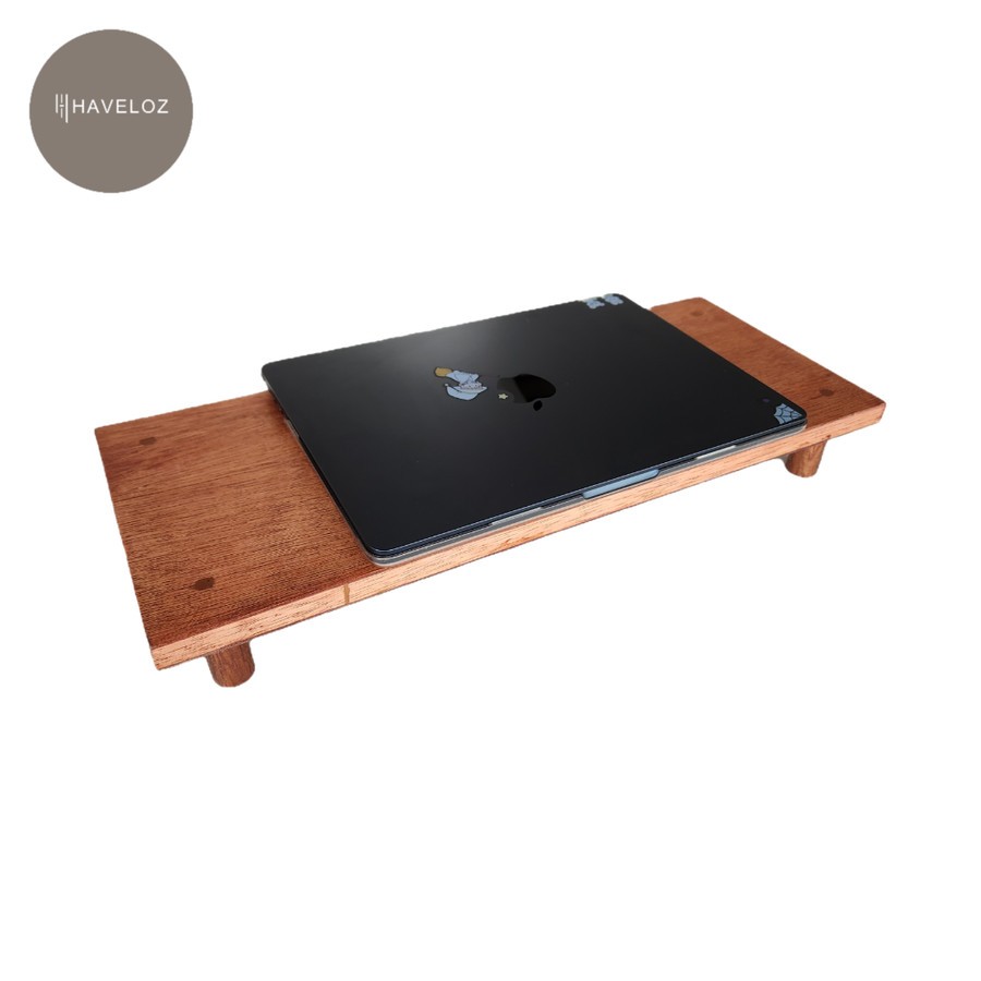 Jual Meja Monitor Stand Monitor, Meja Laptop Estetik dan Minimalis Kayu ...