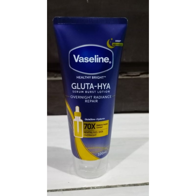 Jual VASELINE Gluta-Hya Body Serum Overnight Radiance Repair 100ml ...