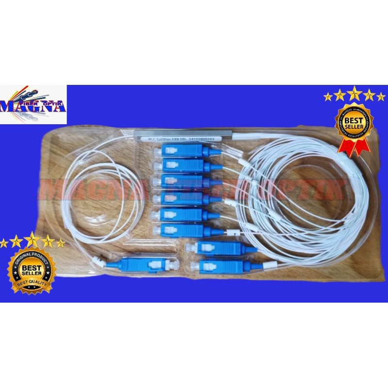 Jual PLC Splitter 1x8 | SPILTTER PLC 1x8 Premium QUALITY (MIKA COVER ...