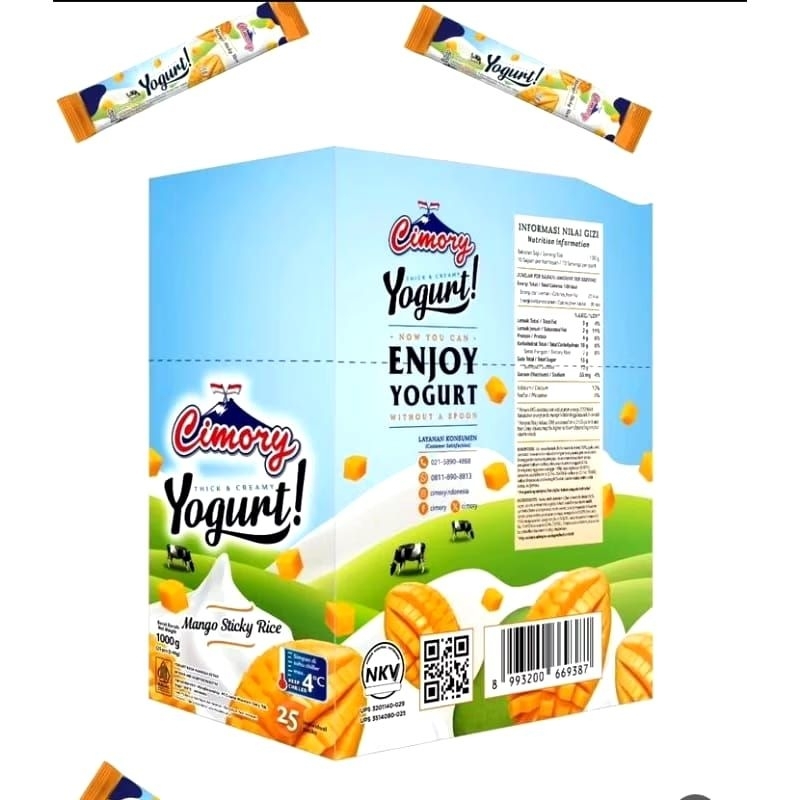 Jual cimory yogurt stik 40gr 1box isi 25pcs | Shopee Indonesia