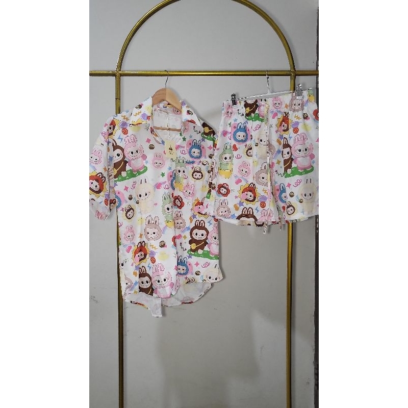 Jual Piyama Labubu Putih New | Shopee Indonesia
