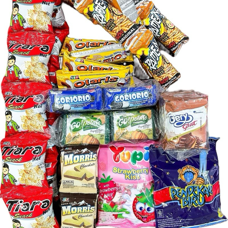 Jual PAKET HEMAT SNACK (GO POTATO, GO RIO-RIO, GERY SALUUT MALKIST ...
