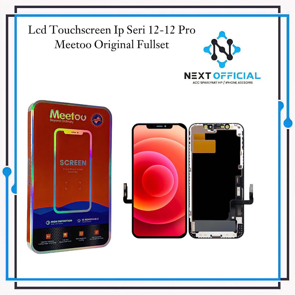 Jual Lcd + Touchscreen Ip Seri 12-12 Pro Meetoo Original Fullset ...