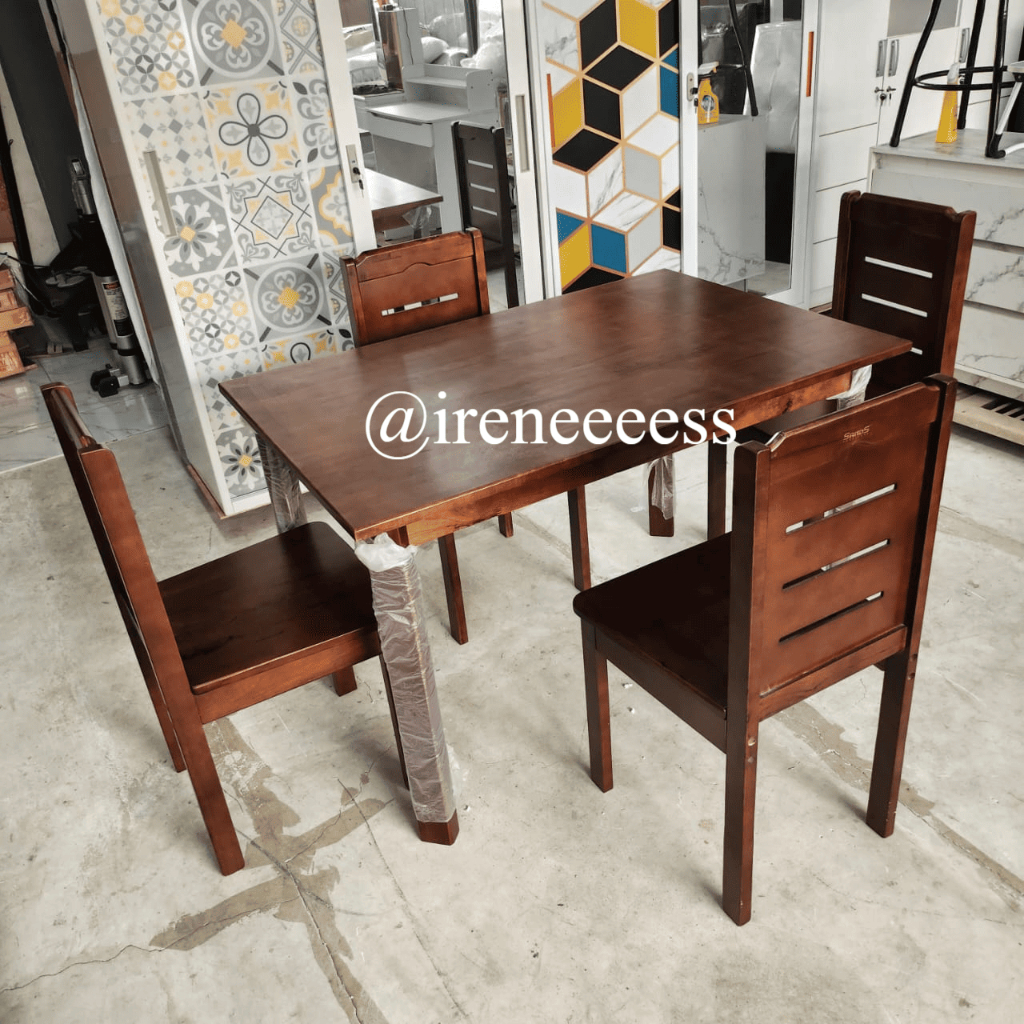 Jual MEJA MAKAN CLASSIC DIVA WARNA JATI / 4 KURSI / 6 KURSI / MEJA ...