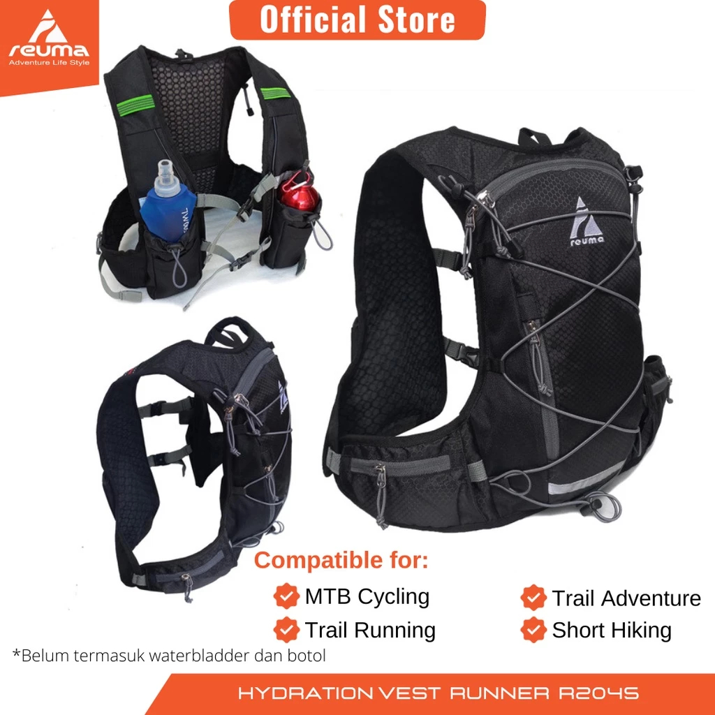 Jual Reuma - Hydration vest/Trail run/ tas Running/ Tas Lari/ Tas ...