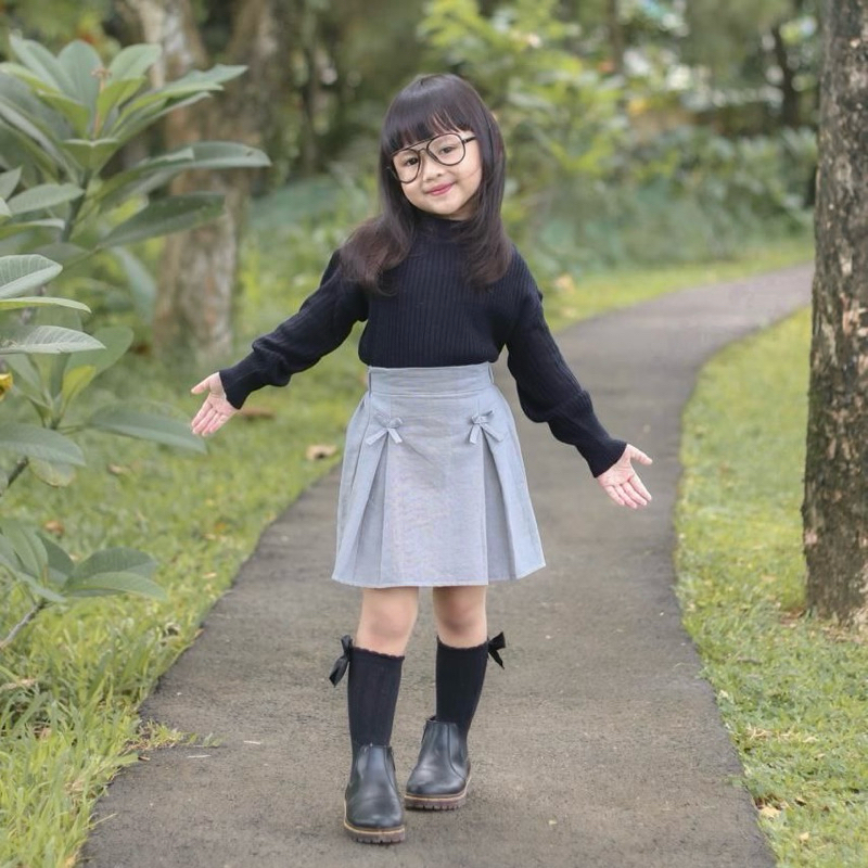 Jual Rok Anak Perempuan / Rok Anak Bahan Linen / Rok Anak Milea Usia 1 ...