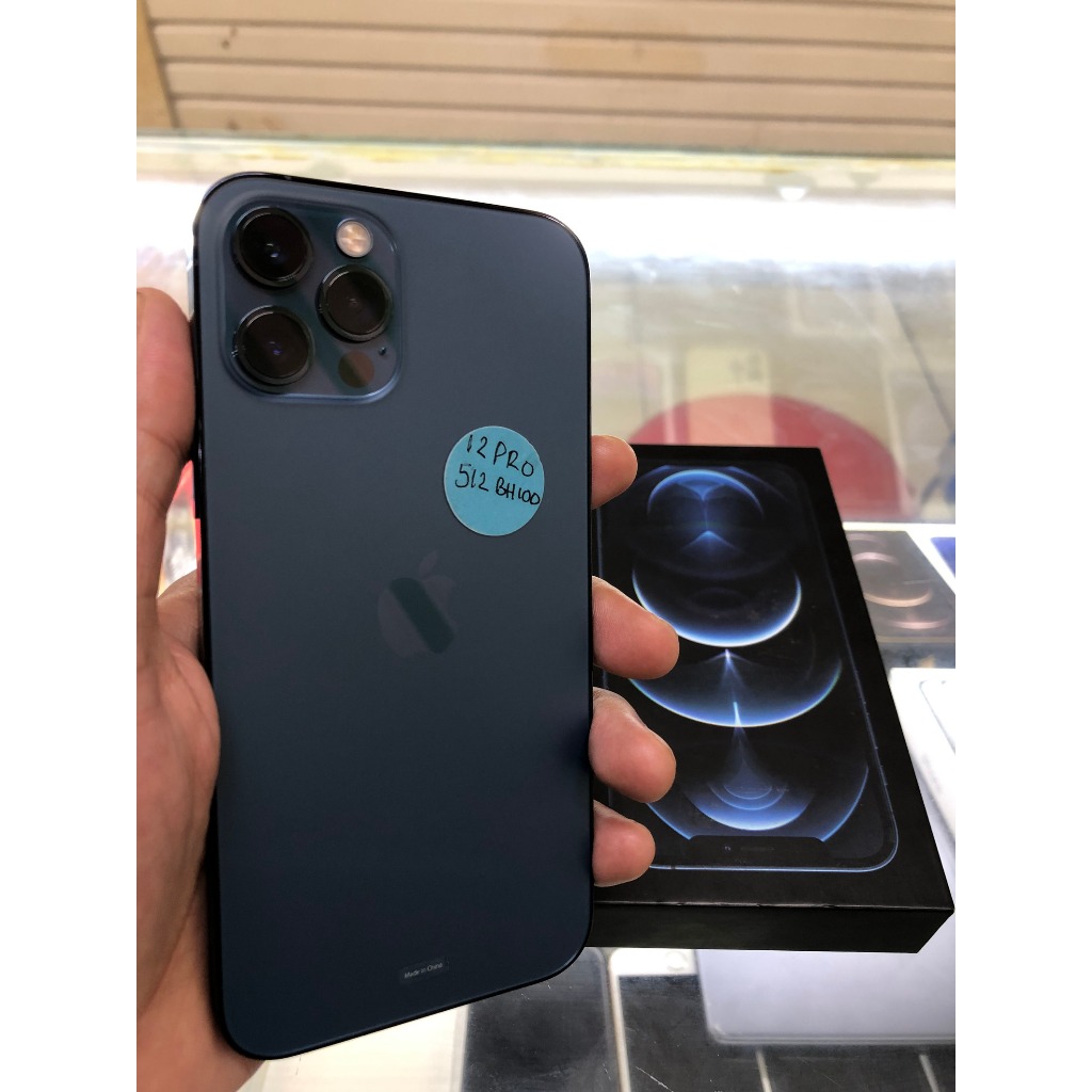 Jual iPhone 12 Pro 512GB Second Sierra Blue Original iBox | Shopee ...