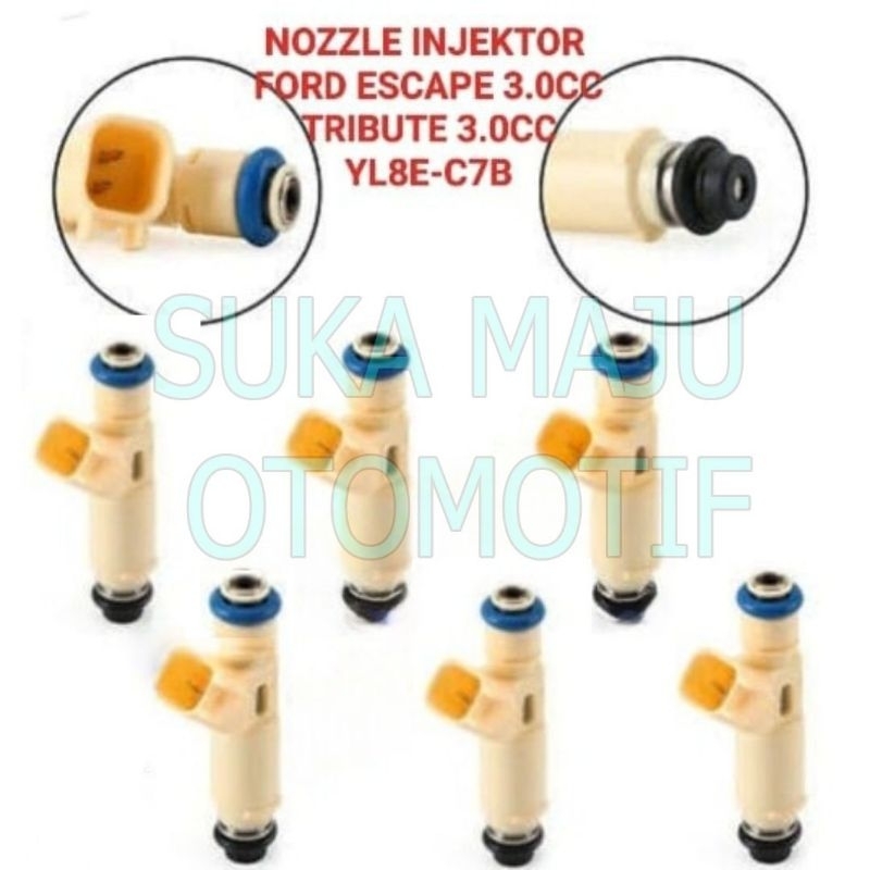Jual NOZZLE NOZEL NOSEL INJEKTOR FORD ESCAPE 3.0CC V6 TRIBUTE 3.0CC V6 YL8E-C7B | Shopee Indonesia