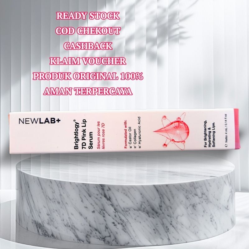Jual NEWLAB Brightlogy 7D Pink Lip Serum 4ml | Shopee Indonesia
