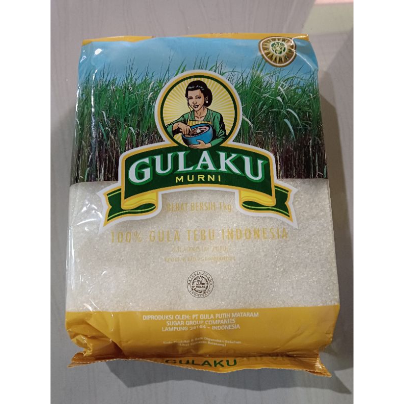 Jual Gula Pasir GULAKU Kemasan 1kg (Pack Kardus) | Shopee Indonesia