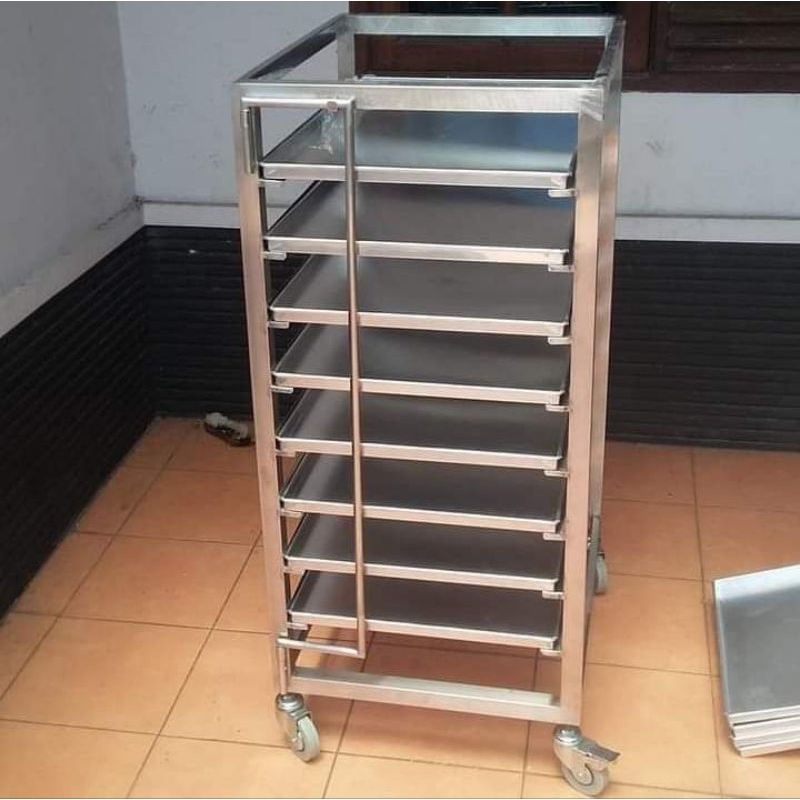 Jual Trolley Bakery | Trolley Tray | Troli Tray | Trolley 40x30cm ...