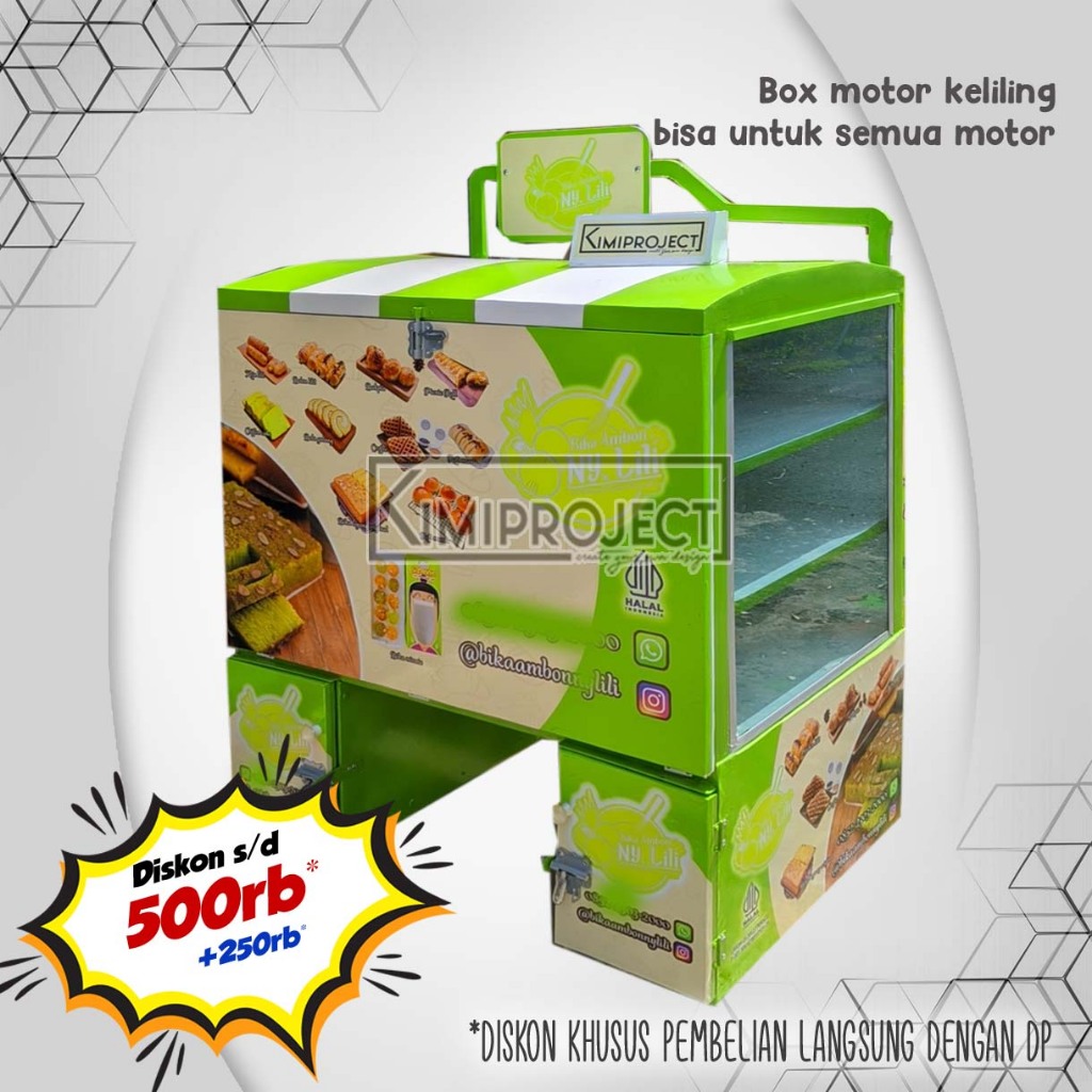 Jual BOX motor box keliling roti dan kue | Shopee Indonesia