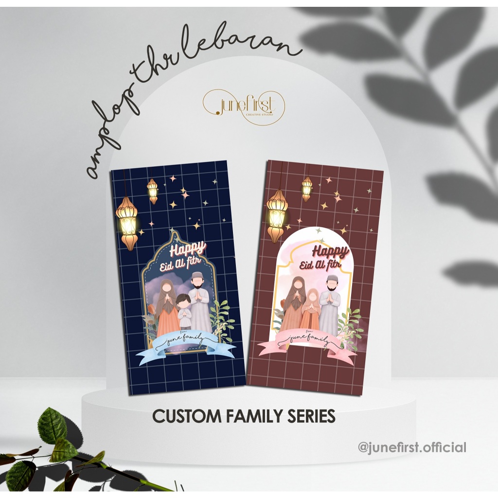 Jual AMPLOP LEBARAN CUSTOM | family series | isi 20 pcs | Shopee Indonesia