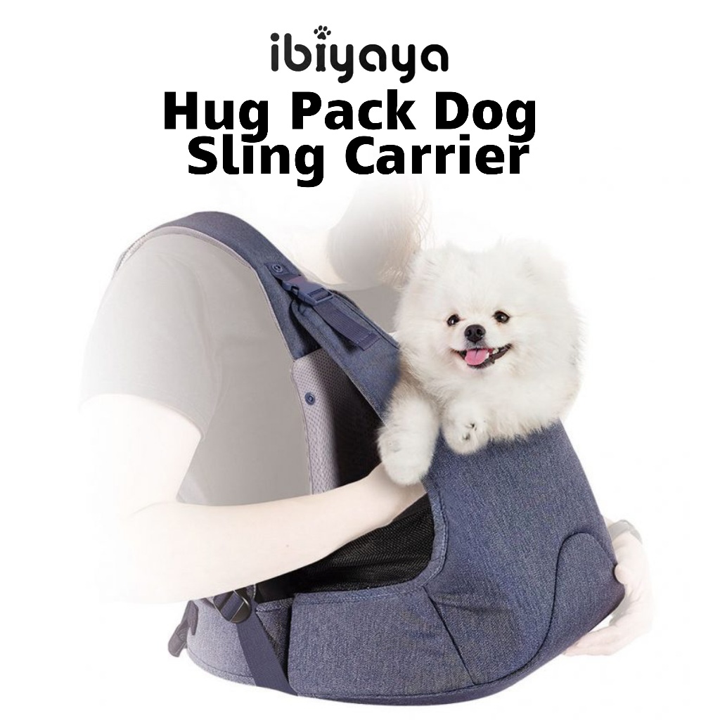 Jual IBIYAYA Hug Pack Dog Sling Carrier | Tas Gendong Depan Anjing ...