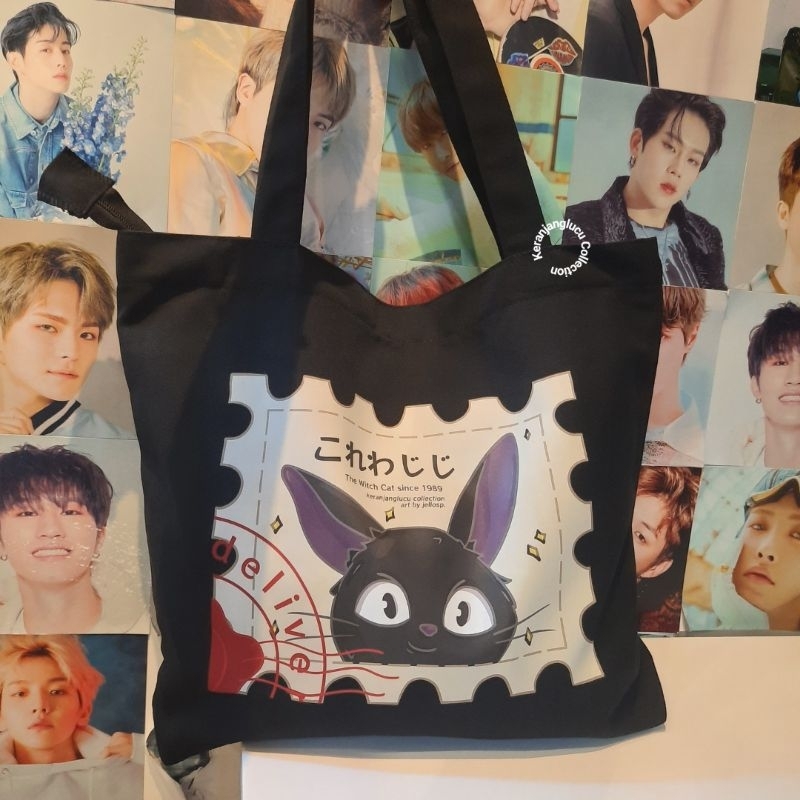 Jual Jiji Ghibli Aesthetic Tote Bag from Kiki's Delivery Service Movie ...