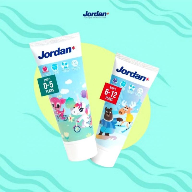 Jual PASTA GIGI JORDAN 75gr STEP 1 RASA STRAWBERRY ATAU LECI PASTA GIGI ...