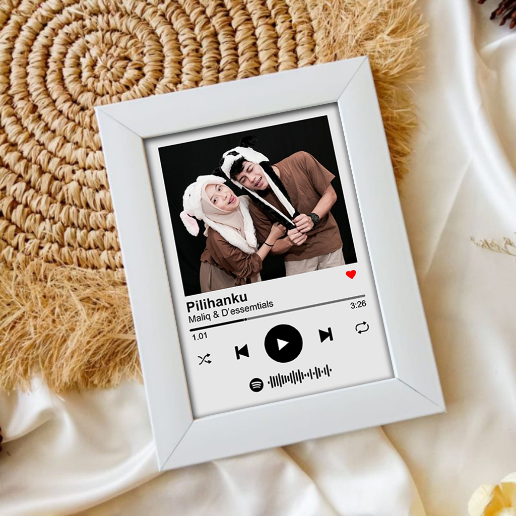 Jual Custom Frame Spotify | Foto Custom Spotify | Bingkai Foto Spotify ...