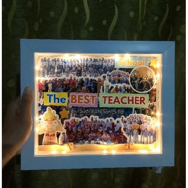 Jual ScrapFrame Pop Up 3D Custom Tumbler Pigura Hadiah istimewa Kenang-kenangan Teman kantor ...