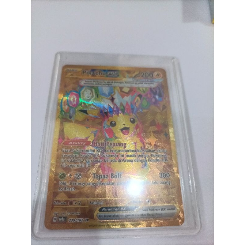 Jual Pikachu ex 239/182 UR Terastal - Ultra Rare - Pokemon TCG Indonesia - Set Kilat Rasi ...