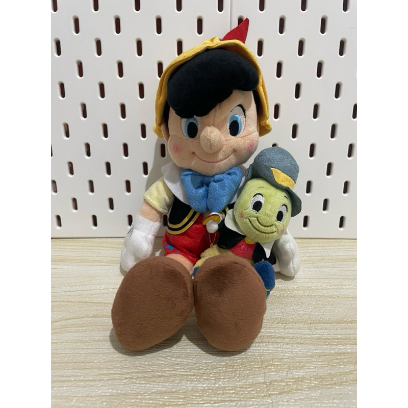 Jual Pinocchio & Jimmy Cricket Plush Doll 80th Anniversary Disney Japan ...