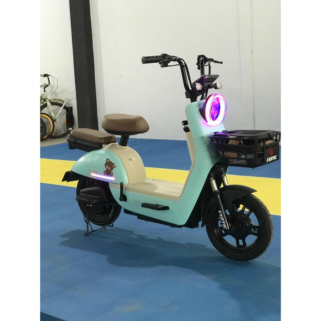 Jual sepeda listrik EXOTIC EV-928/X630/EV-922 500 watt garansi resmi ...