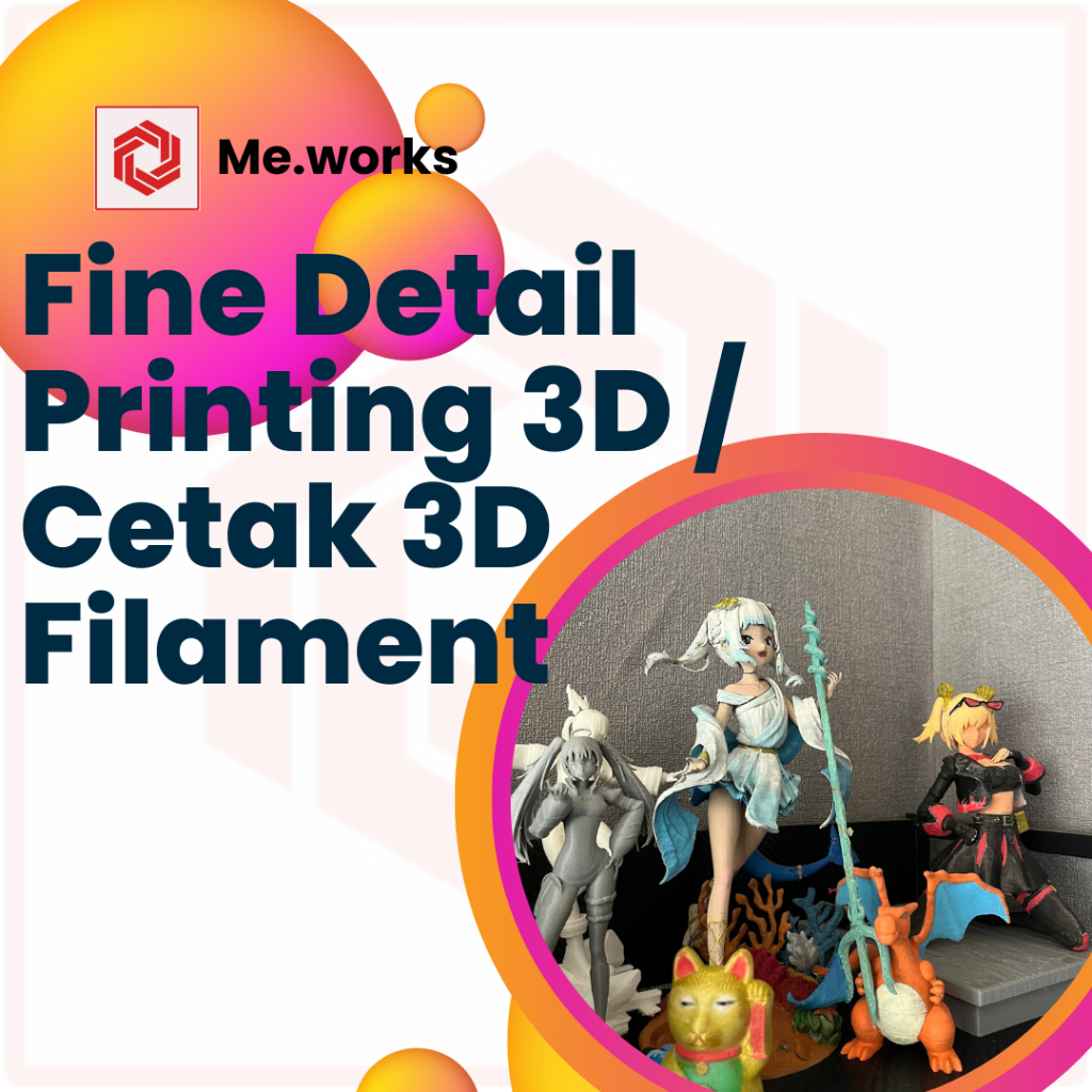 Jual DETAIL PRINTING 3D Printing Filament PLA / PLA+ - 3D Print ...