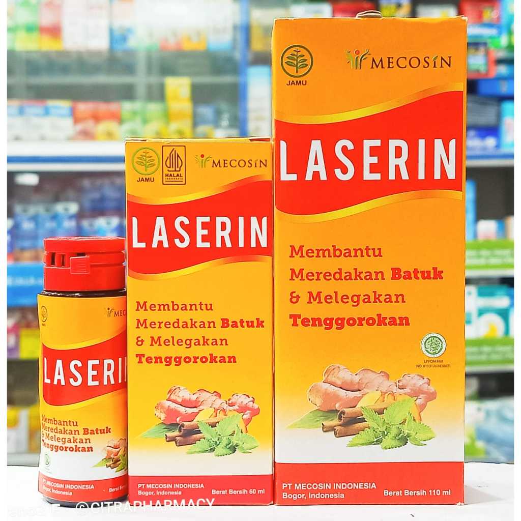 Jual Laserin Sirup 𝐃𝐞𝐰𝐚𝐬𝐚 𝟑𝟎𝐌𝐋, 𝟔𝟎𝐌𝐋 & 𝟏𝟏𝟎𝐌𝐋 - Meredakan Batuk dan ...
