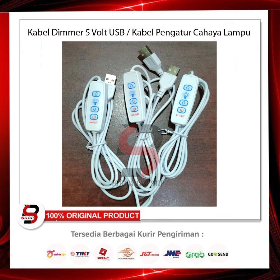 Jual Kabel Dimmer 5 Volt USB / Kabel Pengatur Cahaya Lampu | Shopee ...