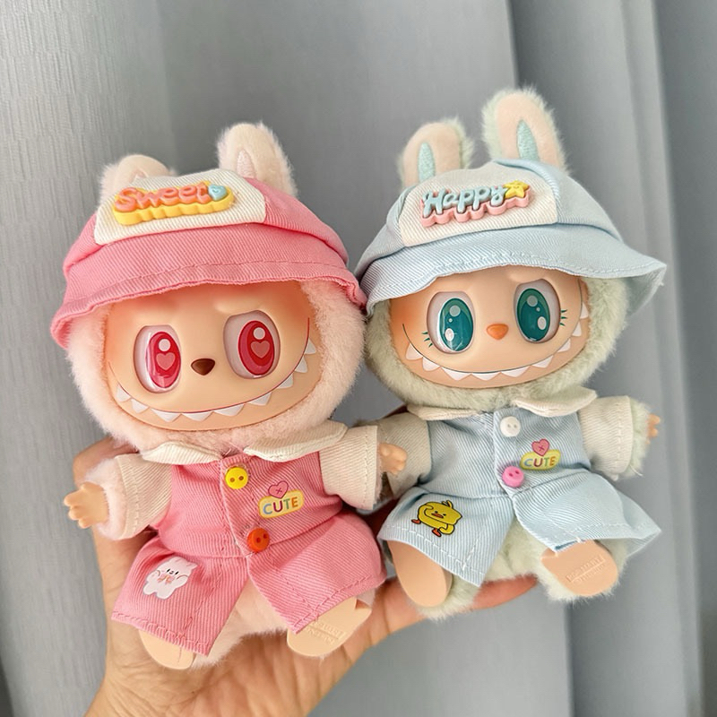 Jual HANYA BAJU (READY) Labubu Blue & Pink School Set Aksesoris Baju ...