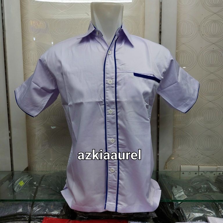 Jual Trend Terbaru KEMEJA SERAGAM PROMOSI MODEL LIST KEMEJA POLOS EP 2 ...