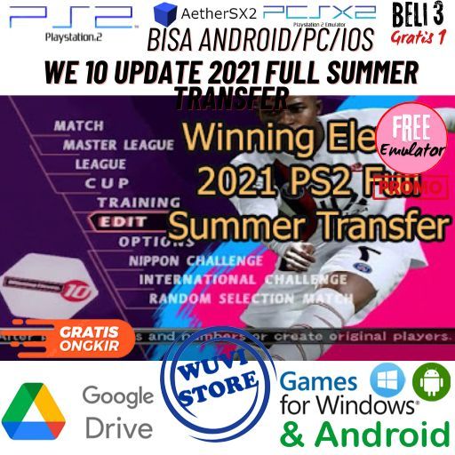 Jual PS 2 WE 10 update 2021 Full Summer Transfer | Bisa di PC / Android ...