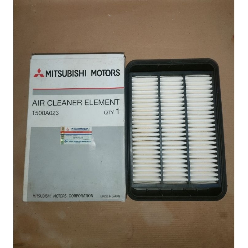 Jual air cleaner element / filter udara original mitsubishi outlander ...
