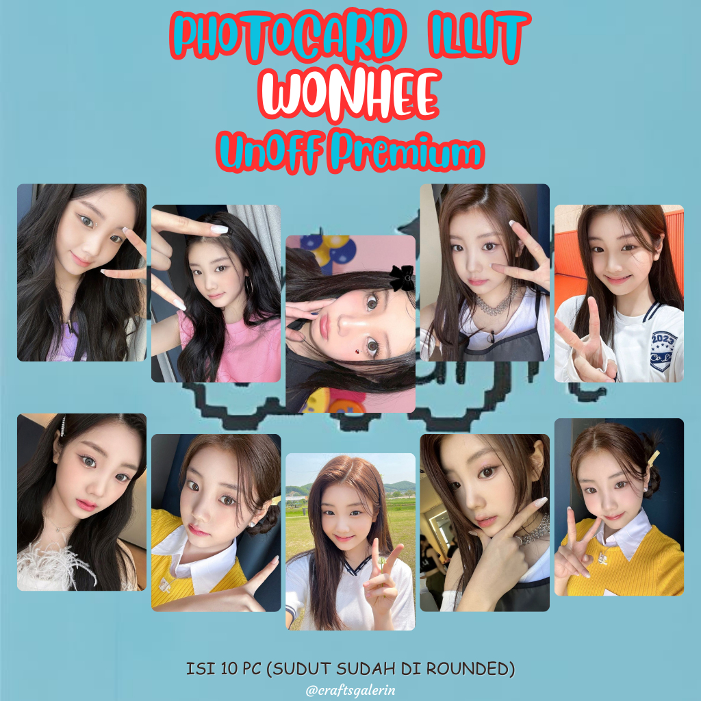 Jual Photocard WONHEE ILLIT | Photocard ILLIT | Shopee Indonesia