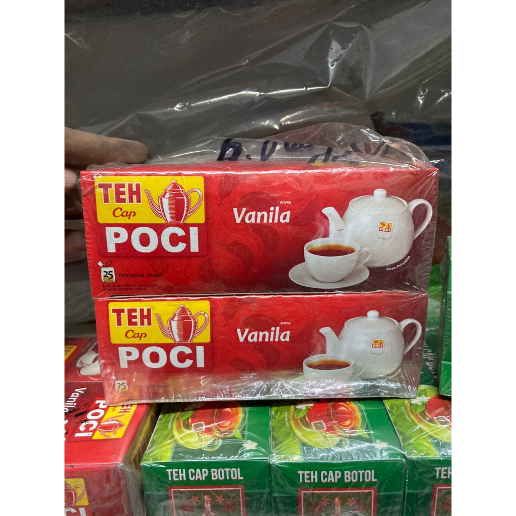 Jual Teh Celup Cap Poci Aroma Vanilla 25 Bags - Teh Poci - Tea Bag ...