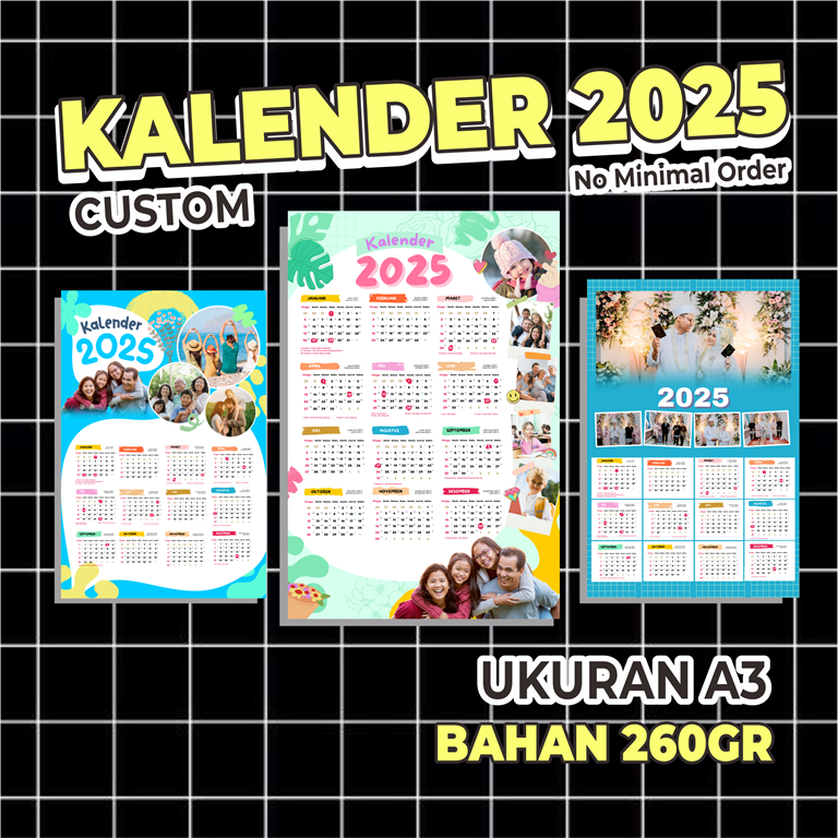 Jual KALENDER DINDING 2025 [CUSTOM] | Shopee Indonesia